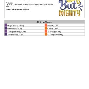 Tiny but Mighty - Machine Embroidery Design, Small but Mighty ...