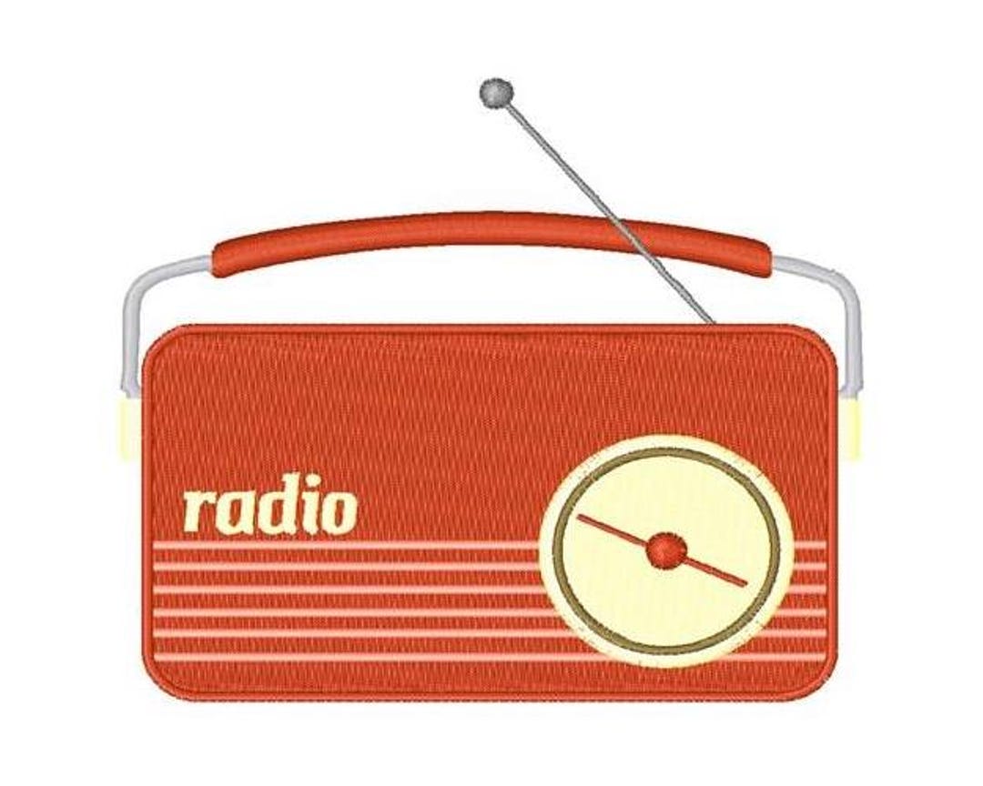 Radio - Machine Embroidery Design - Etsy