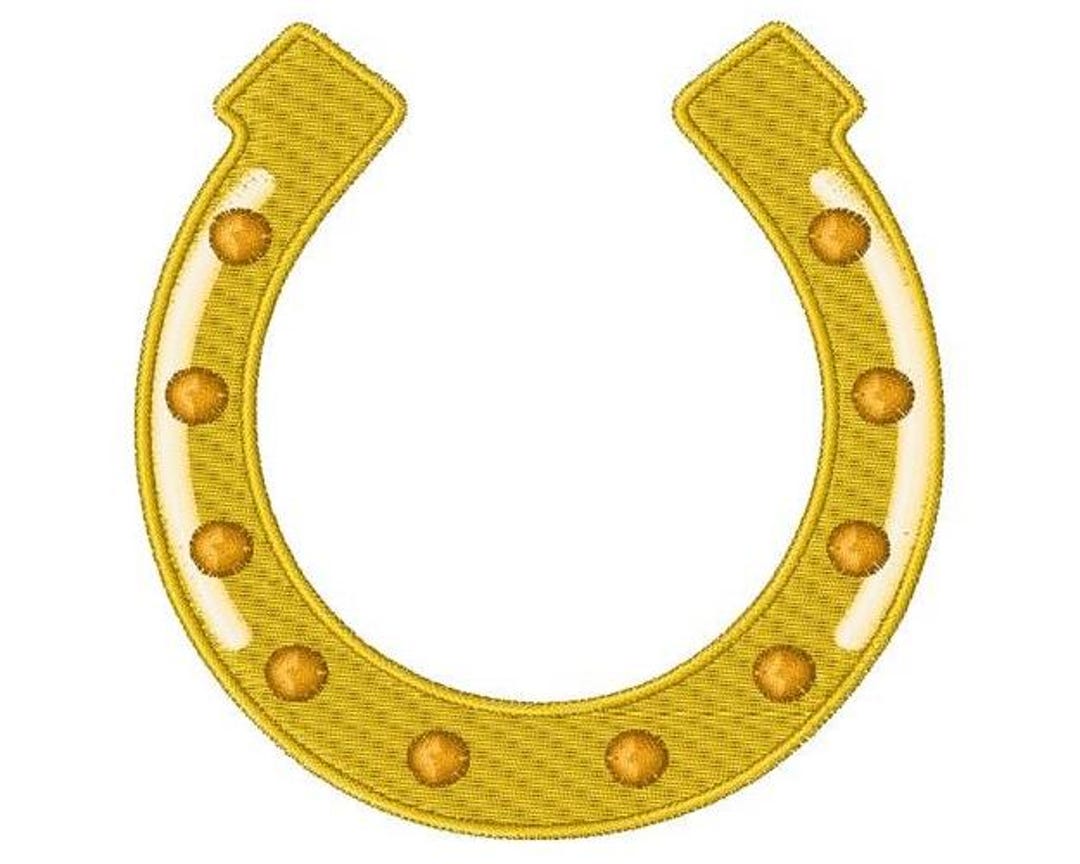 Golden Horseshoe - Machine Embroidery Design - Etsy