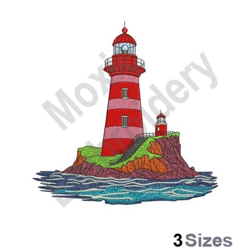 Red Lighthouse - Etsy