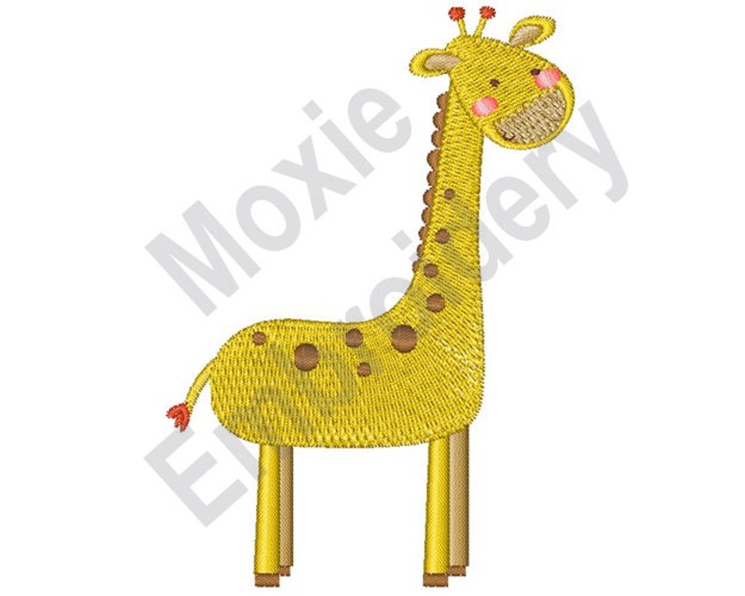Baby Giraffe Machine Embroidery Design, Giraffe Embroidery Pattern ...