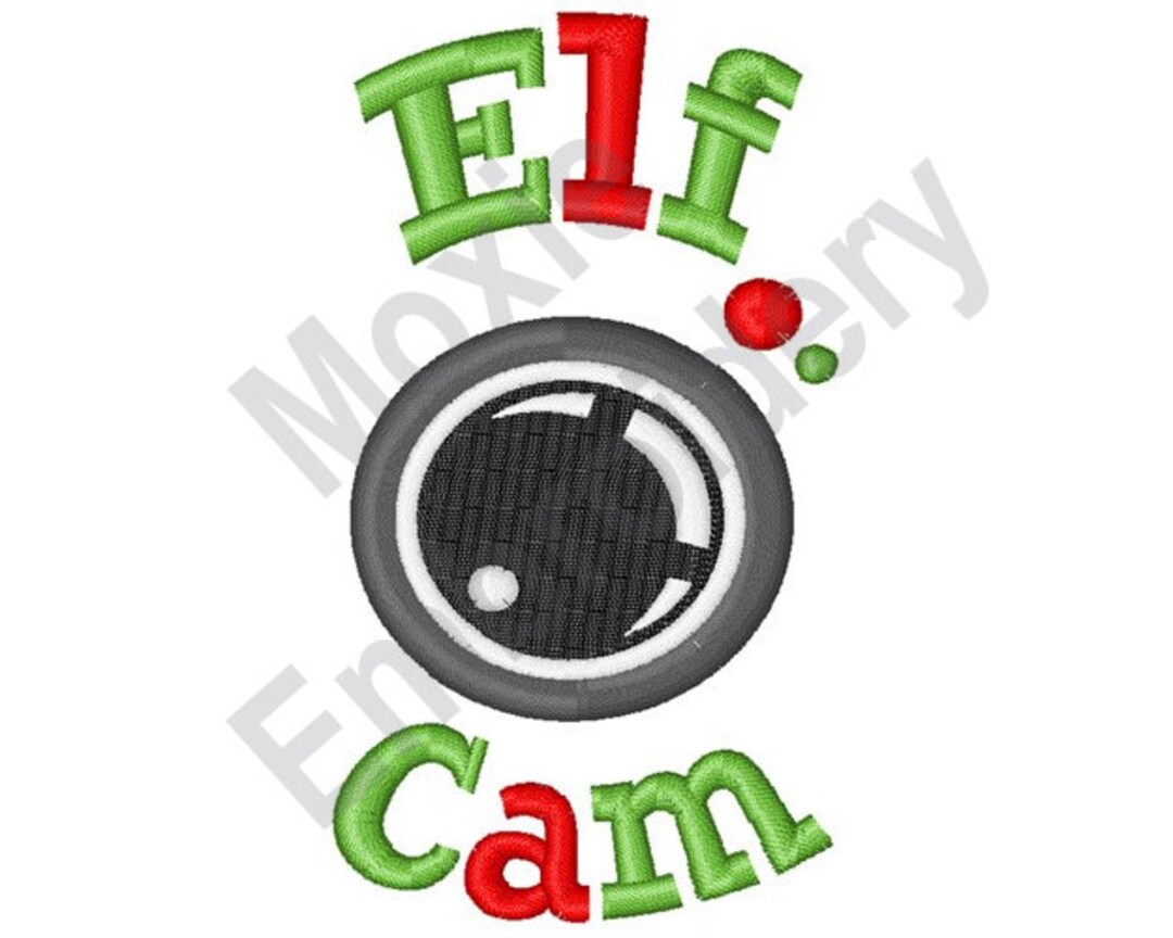 Elf Cam - Machine Embroidery Design, Elf Camera Embroidery Pattern ...