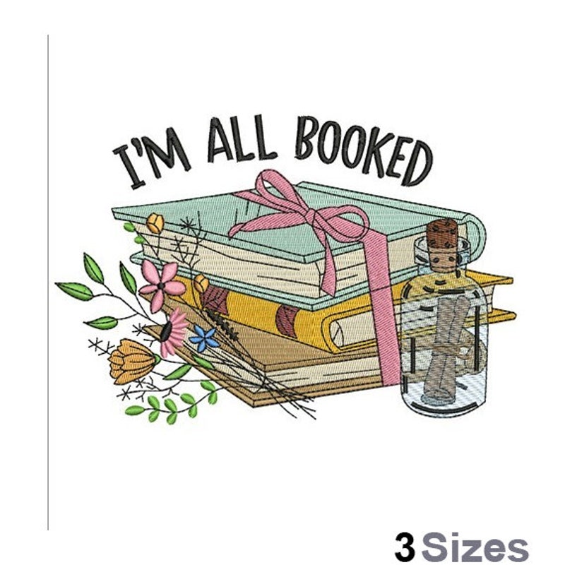 Reading Embroidery - Etsy