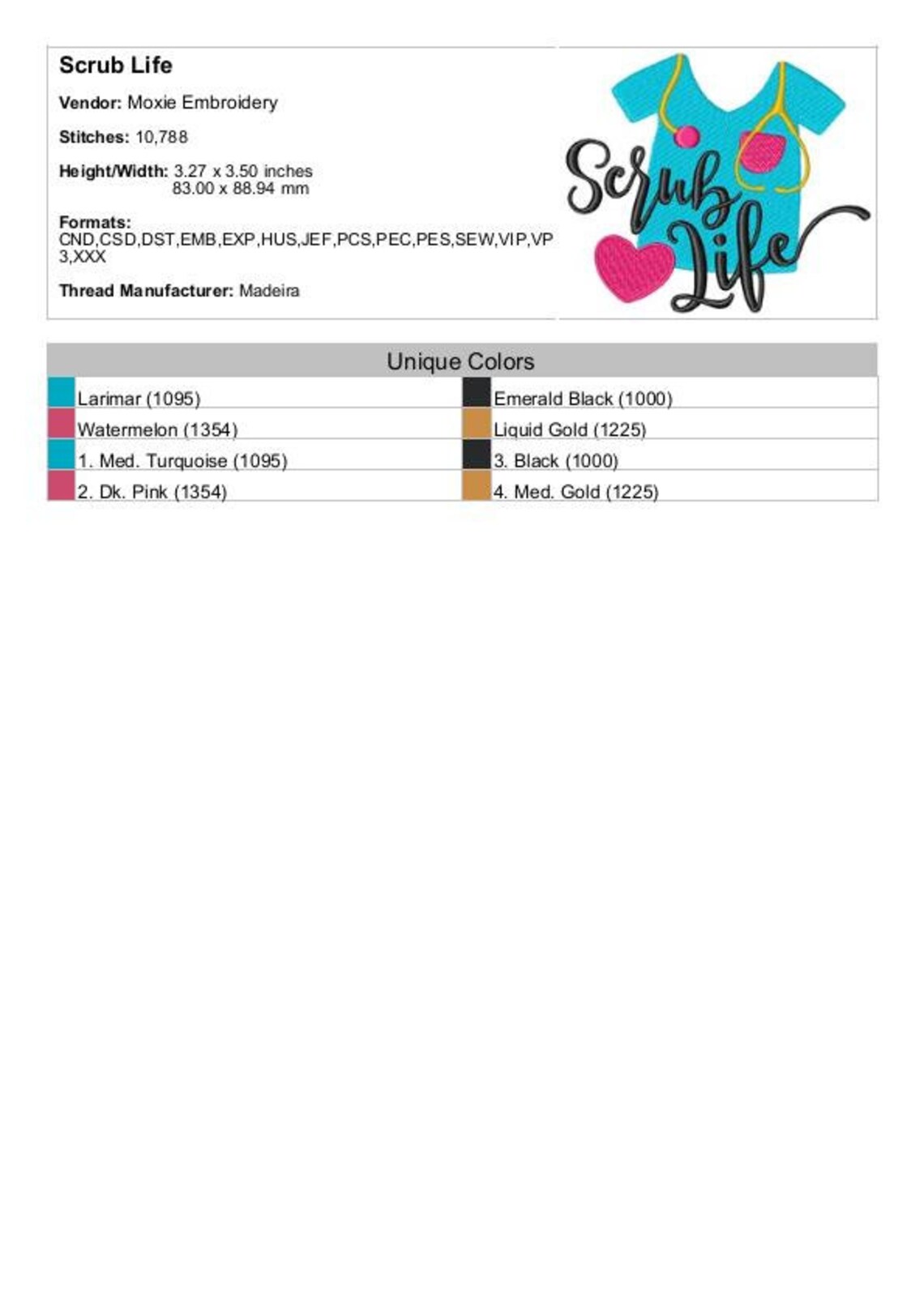 Scrub Life Machine Embroidery Design Nurse Scrub Shirt - Etsy