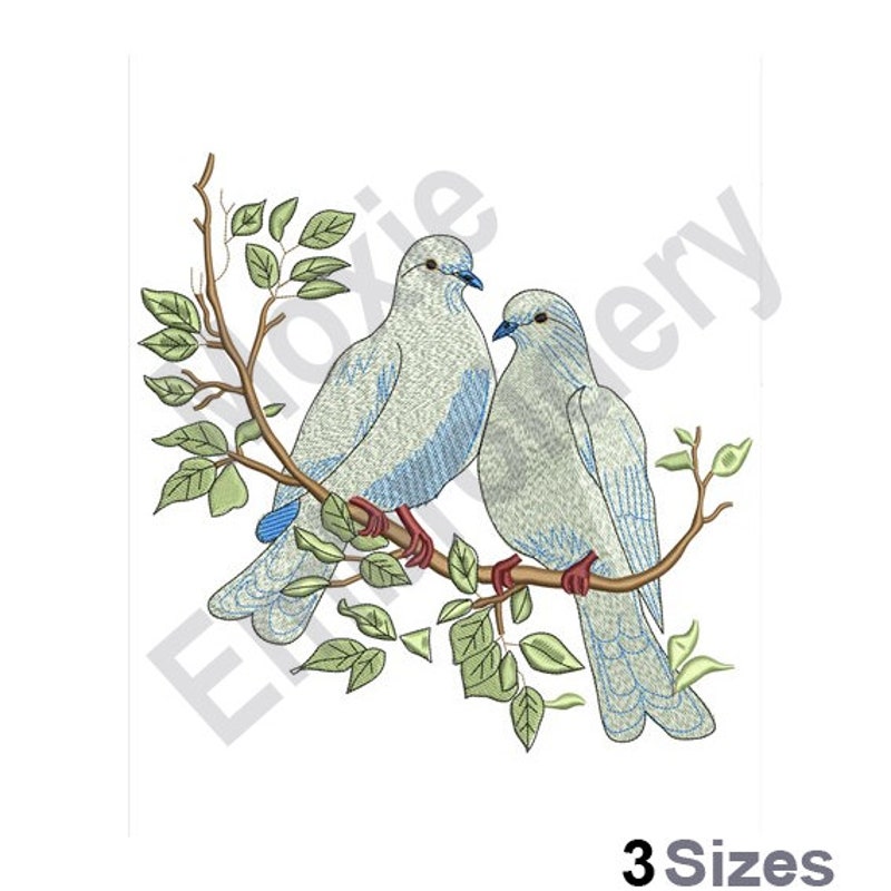Dove Embroidery Design - Etsy