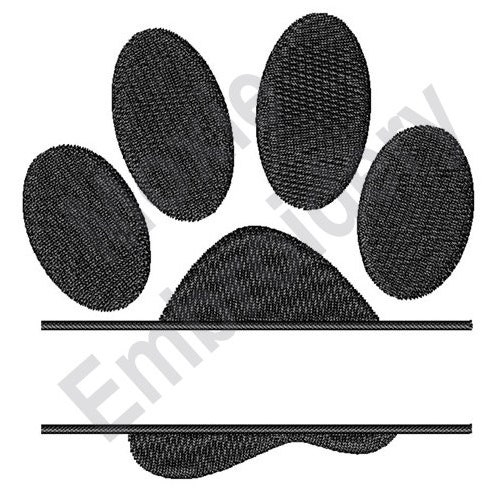 Mini Paw Print Machine Embroidery Design-instant DOWNLOAD - Etsy