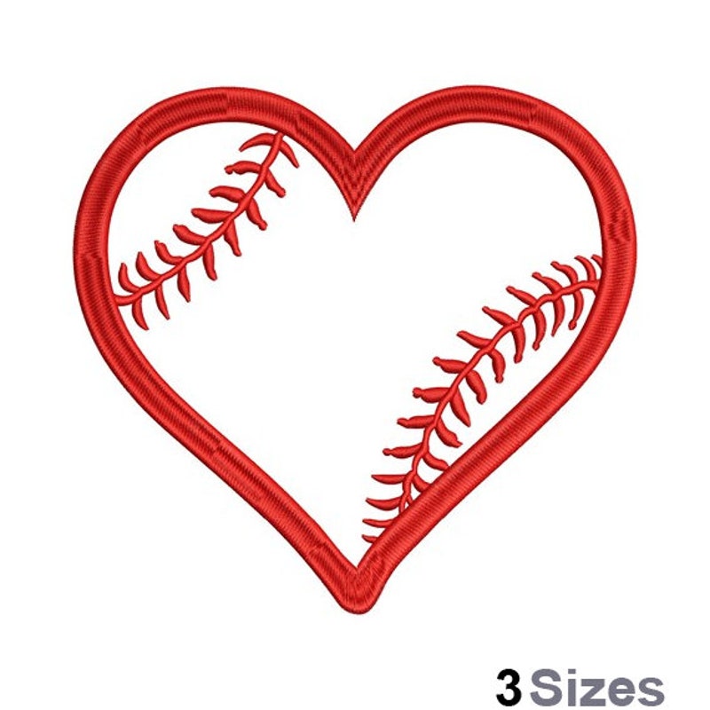 Baseball Heart - Etsy