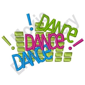 Dance Dance Dance! - Machine Embroidery Design, Dancing Embroidery ...