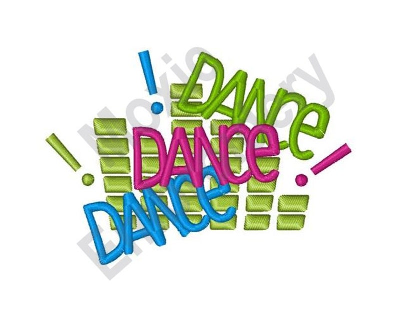 Dance Dance Dance! - Machine Embroidery Design, Dancing Embroidery ...