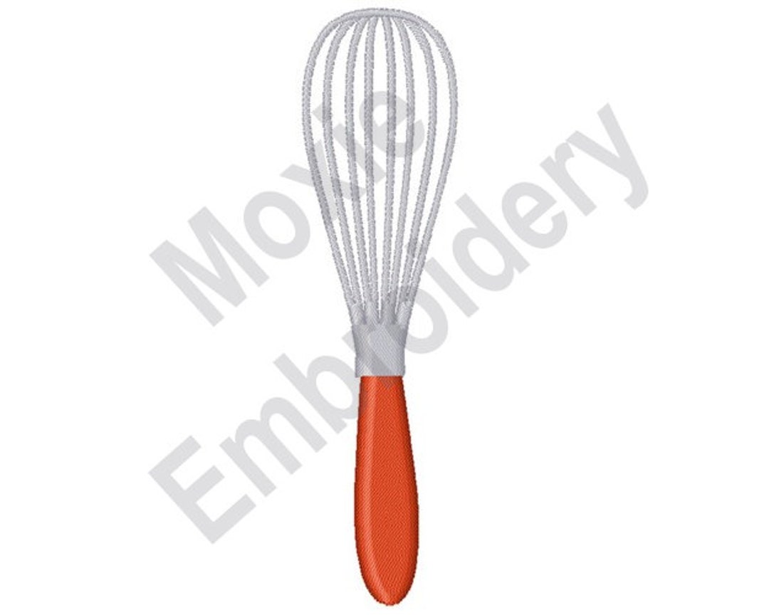 Whisk Machine Embroidery Design, Balloon Whisk Embroidery Pattern ...