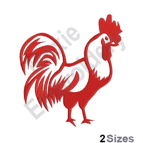 Rooster Embroidery - Etsy