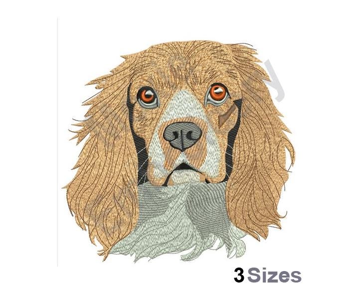 Cocker Spaniel - Machine Embroidery Design - 3 Sizes, Cocker Spaniel ...