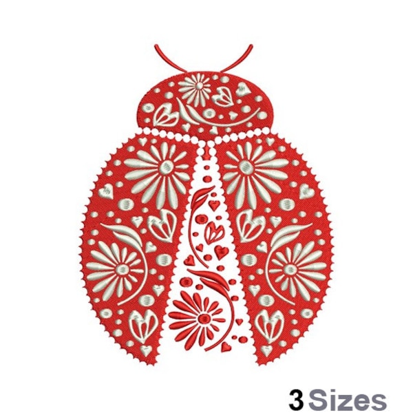 Ladybug Embroidery - Etsy