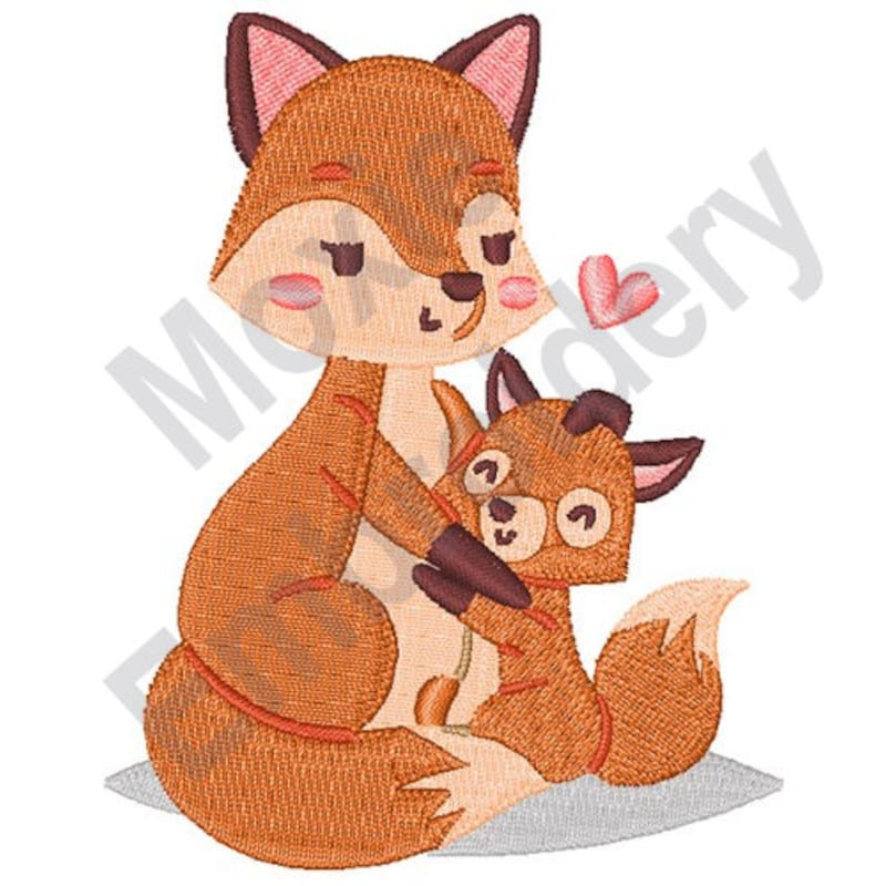 Baby Fox Embroidery - Etsy