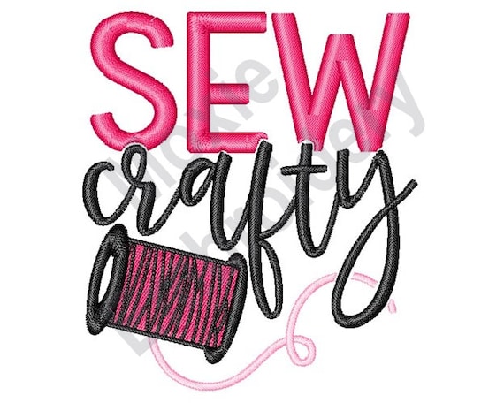 Sew Crafty Machine Embroidery Design Sewing Thread - Etsy