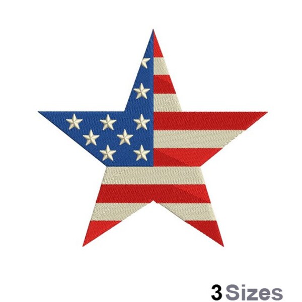 American Flag Star - Etsy
