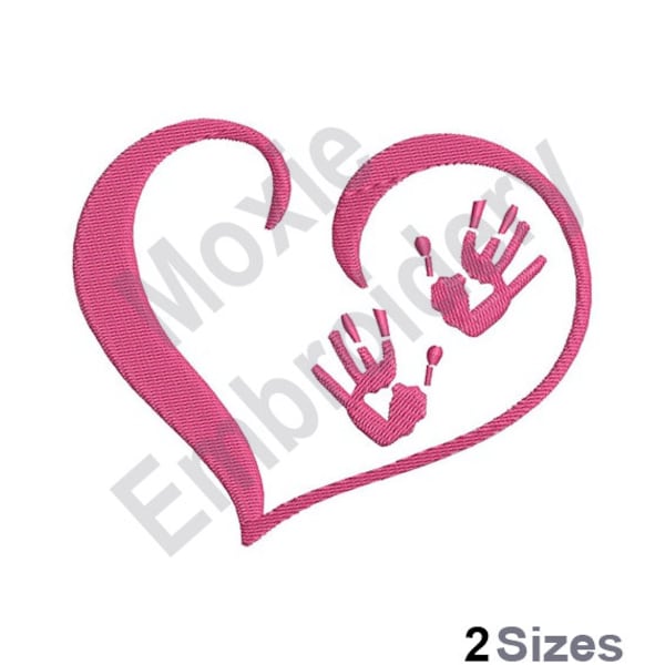 Handprint Embroidery - Etsy