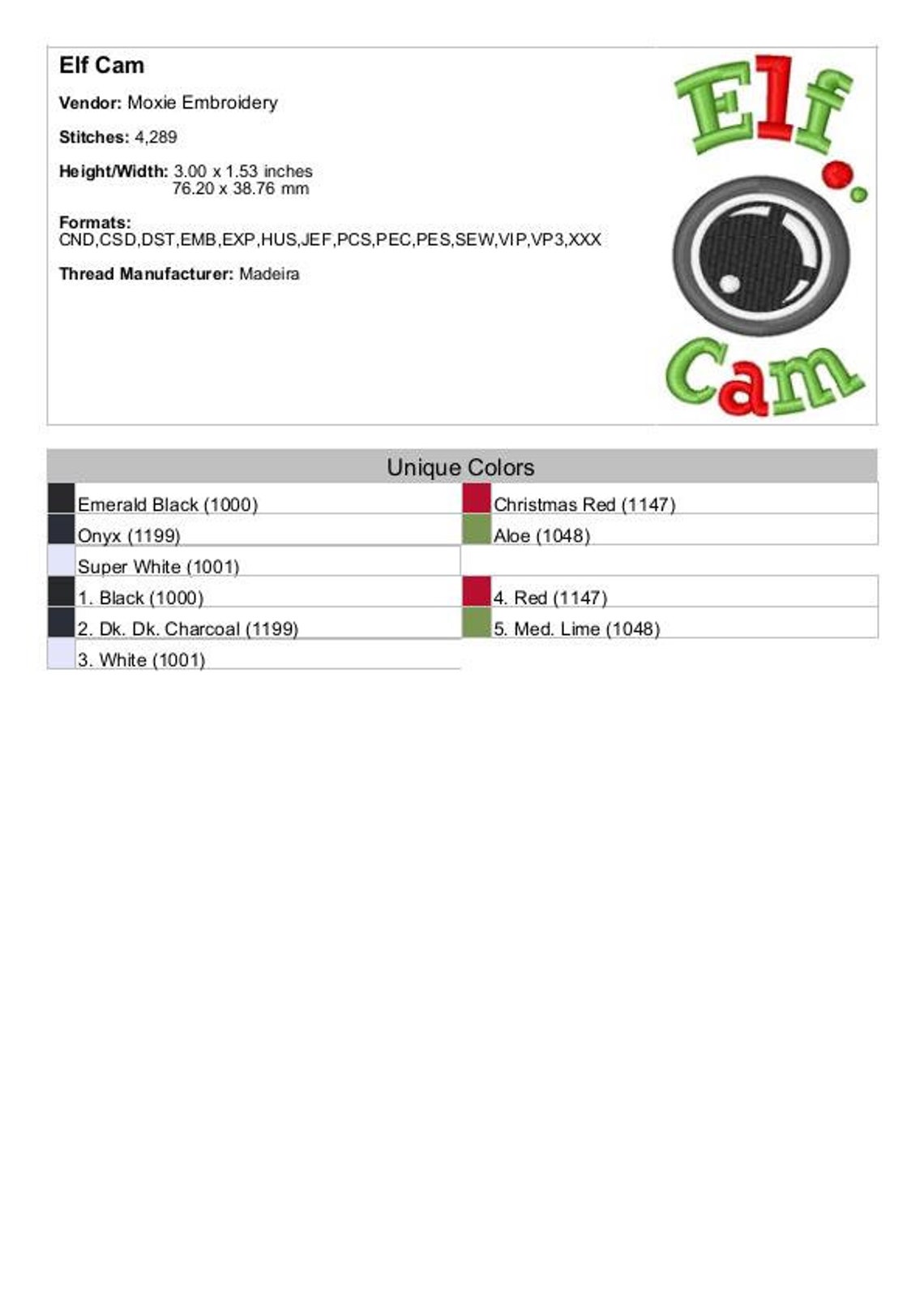 Elf Cam Machine Embroidery Design Elf Camera Embroidery - Etsy