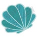 Blue Green Seashell Machine Embroidery Design, Sea Shell Embroidery ...