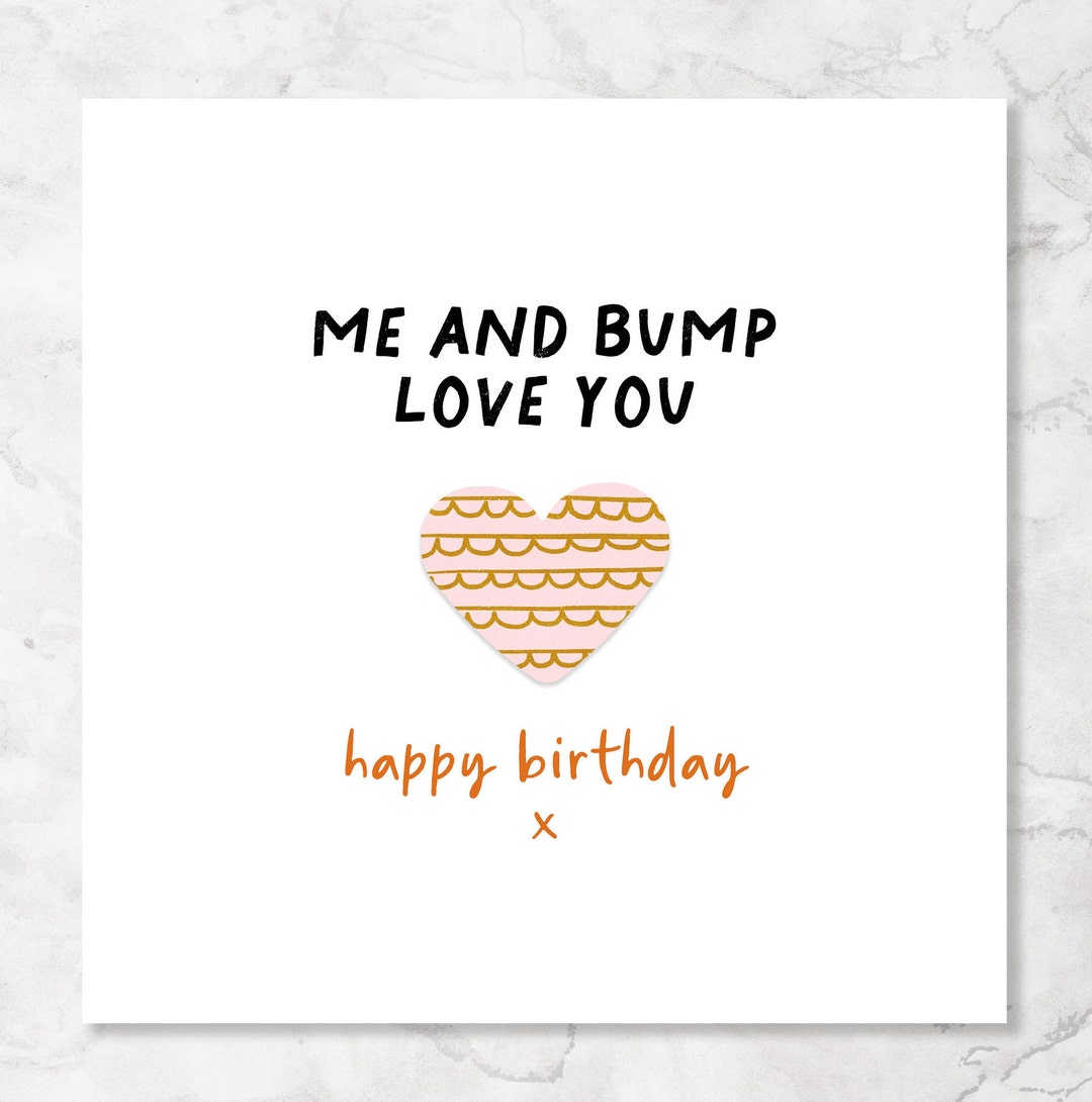 Parent to Be Birthday Card for Him Her Fiance Fiancee Husband Wife ...