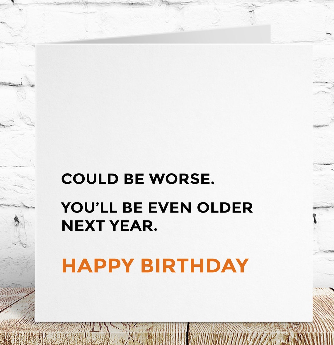 Funny Birthday Card for Him Her Friend Mate Brother Sister Colleague ...