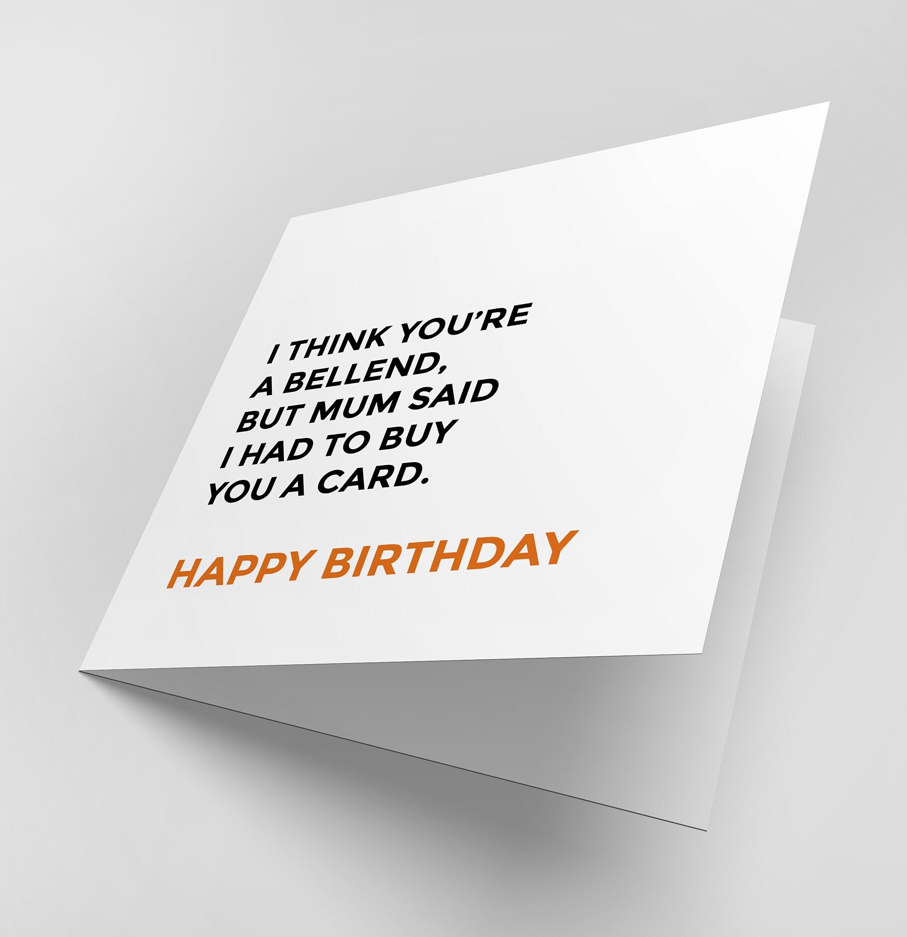 Funny Birthday Card for Him Her Friend Mate Brother Sister Colleague ...