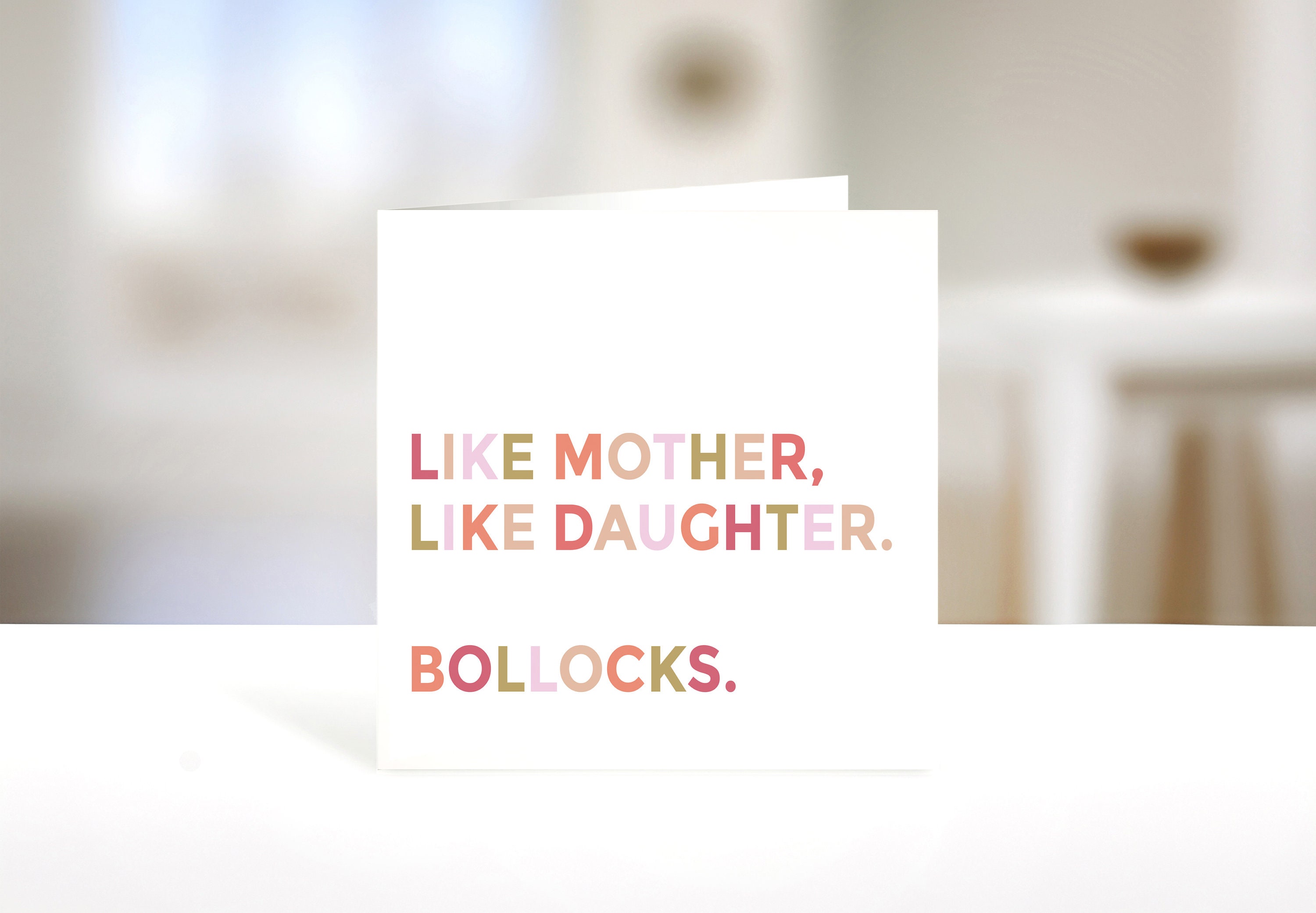 Funny Birthday Card for Mum Mam Mom Mummy From Daughter Funny Rude ...