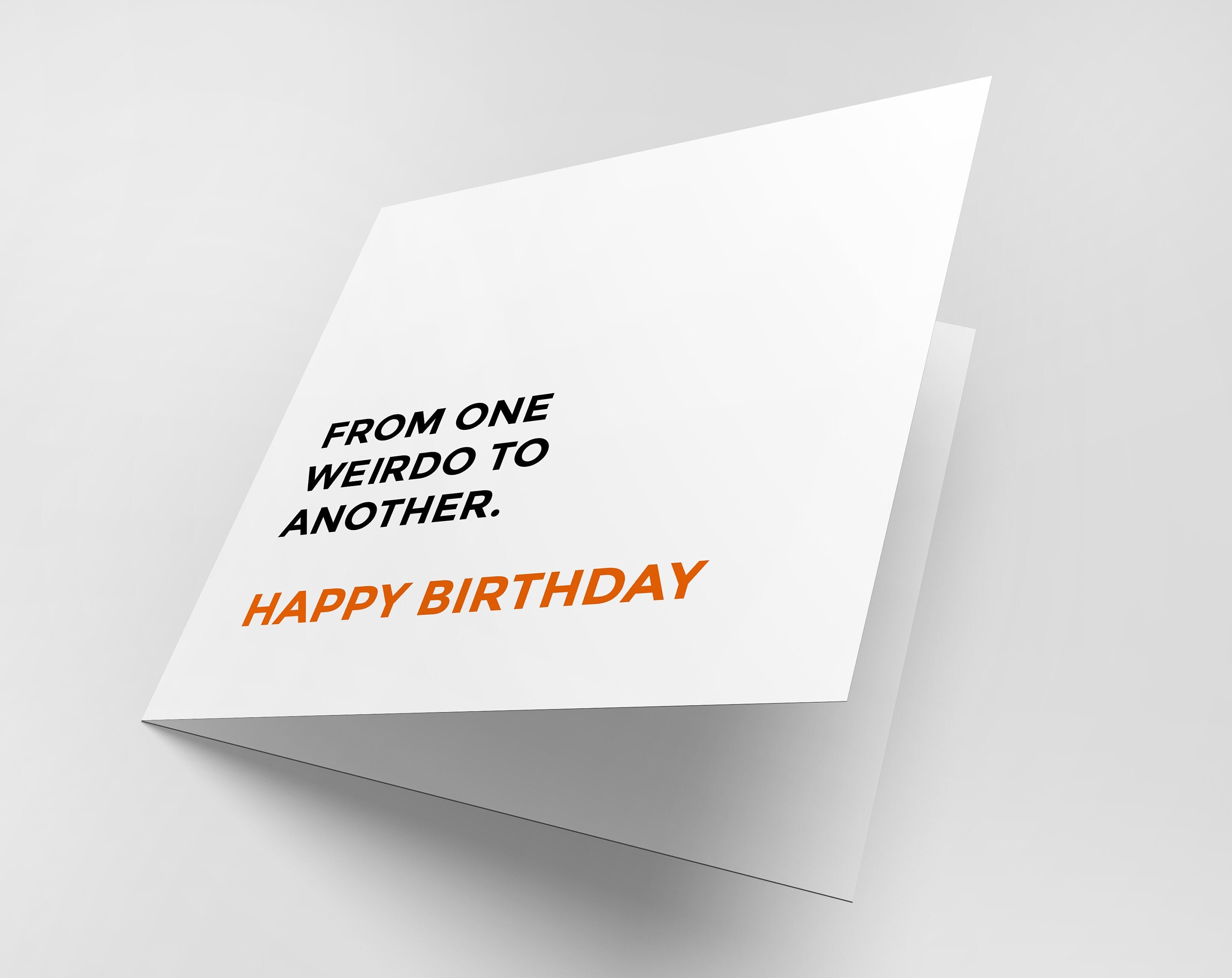 Funny Birthday Card for Him Her Friend Mate Brother Sister Colleague ...