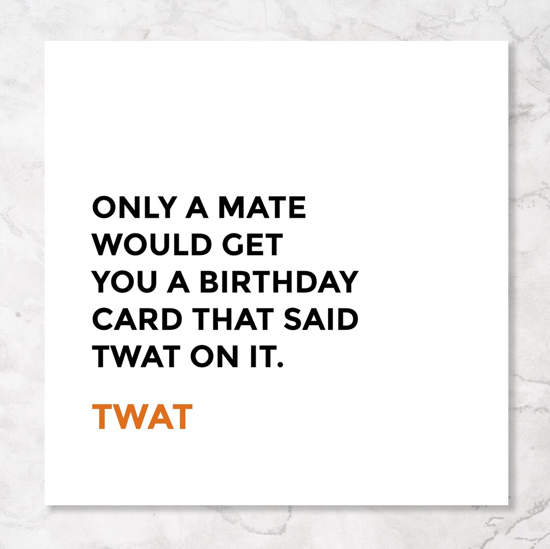 Funny Birthday Card for Him Her Friend Mate Brother Sister Colleague ...