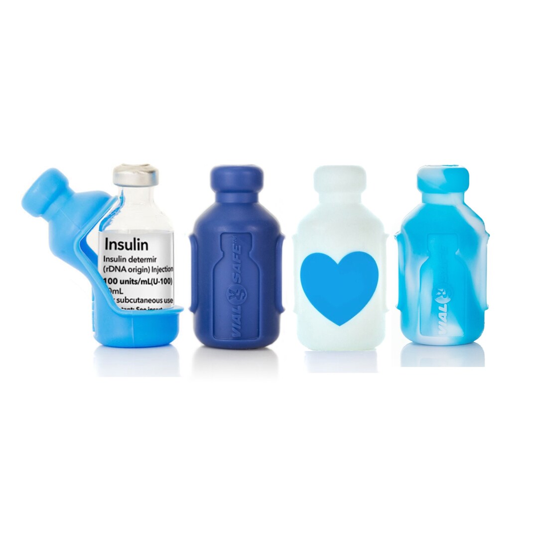 VIAL SAFE Insulin Bottle Protector Case/sleeve for Diabetes - Awareness ...