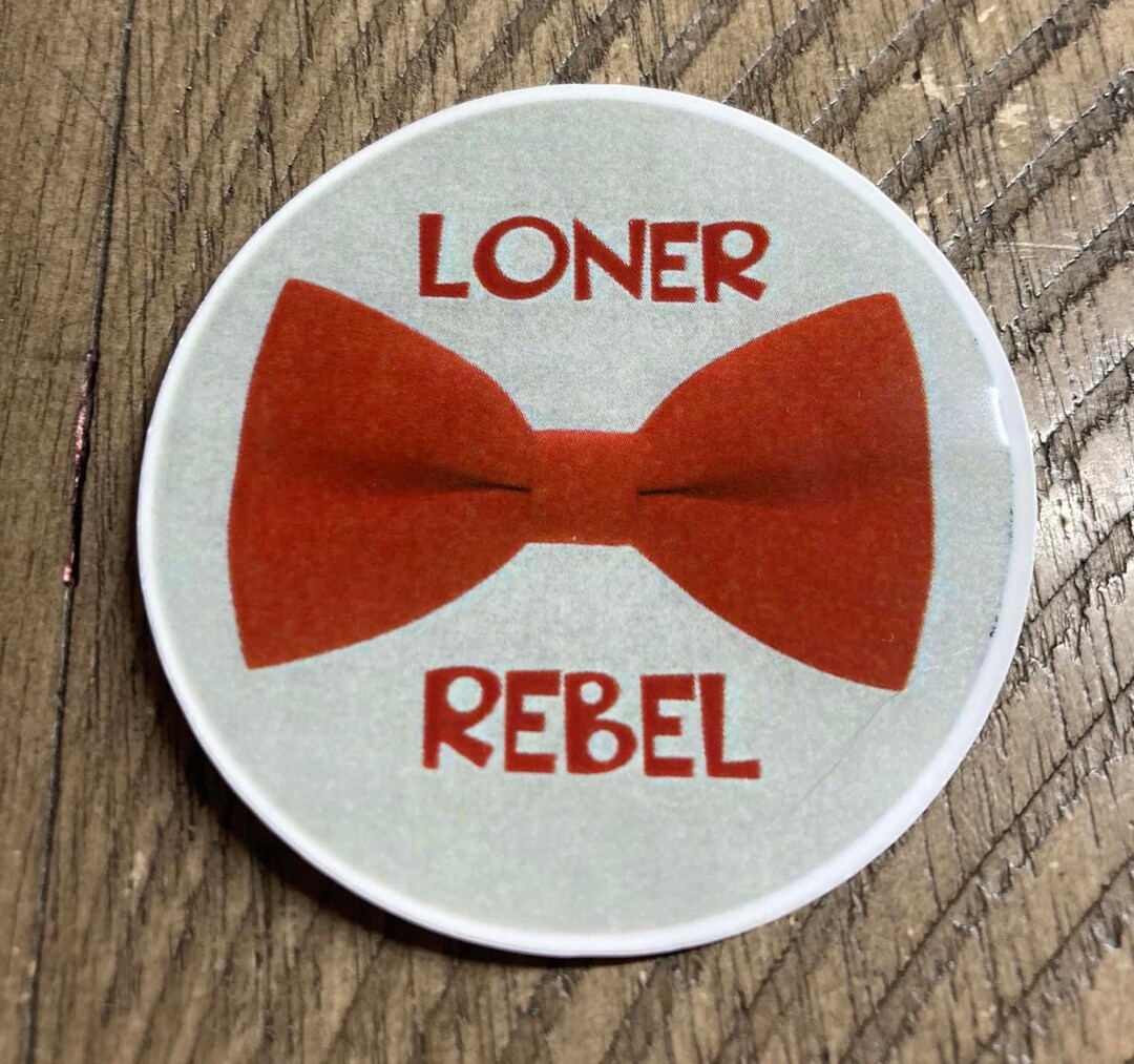 Pee Wee Loner Rebel Die Cut Sticker - Etsy