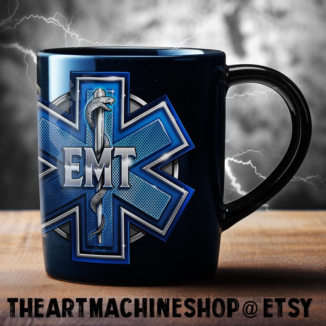 EMT Star of Life PNG – Emergency Medical Technician Digital Art – First ...
