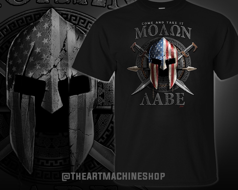 Come and Take It - Molon Labe - Spartan Helmet - Instant Download ...