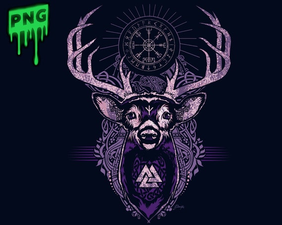 Celtic Knot Irish Deer Buck Instant Download Art 300 Dpi Png - Etsy