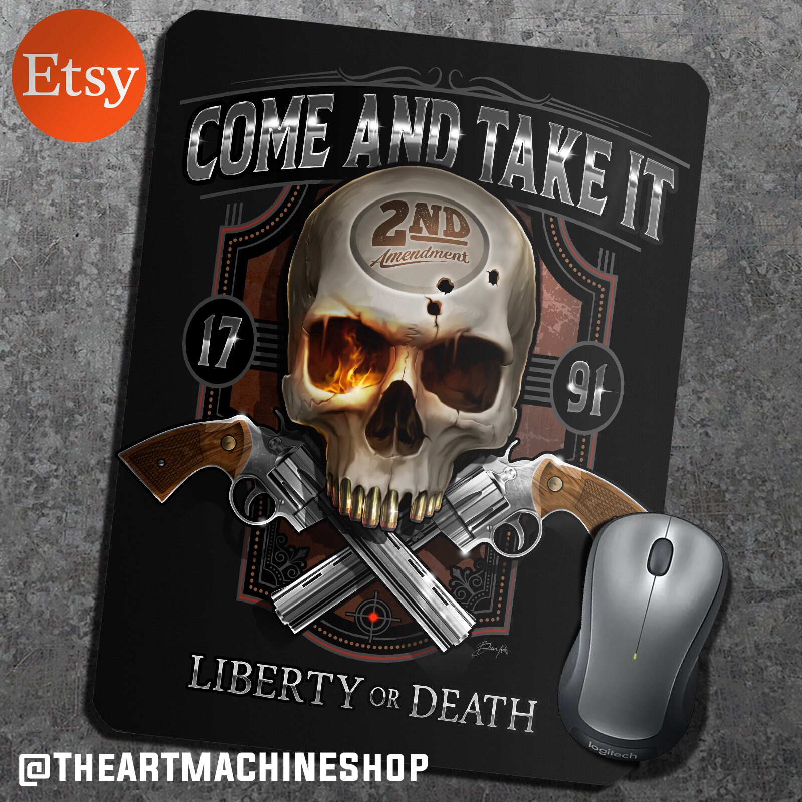 Second Amendment Skull With Guns. 300dpi PNG, Second Amendment Png ...