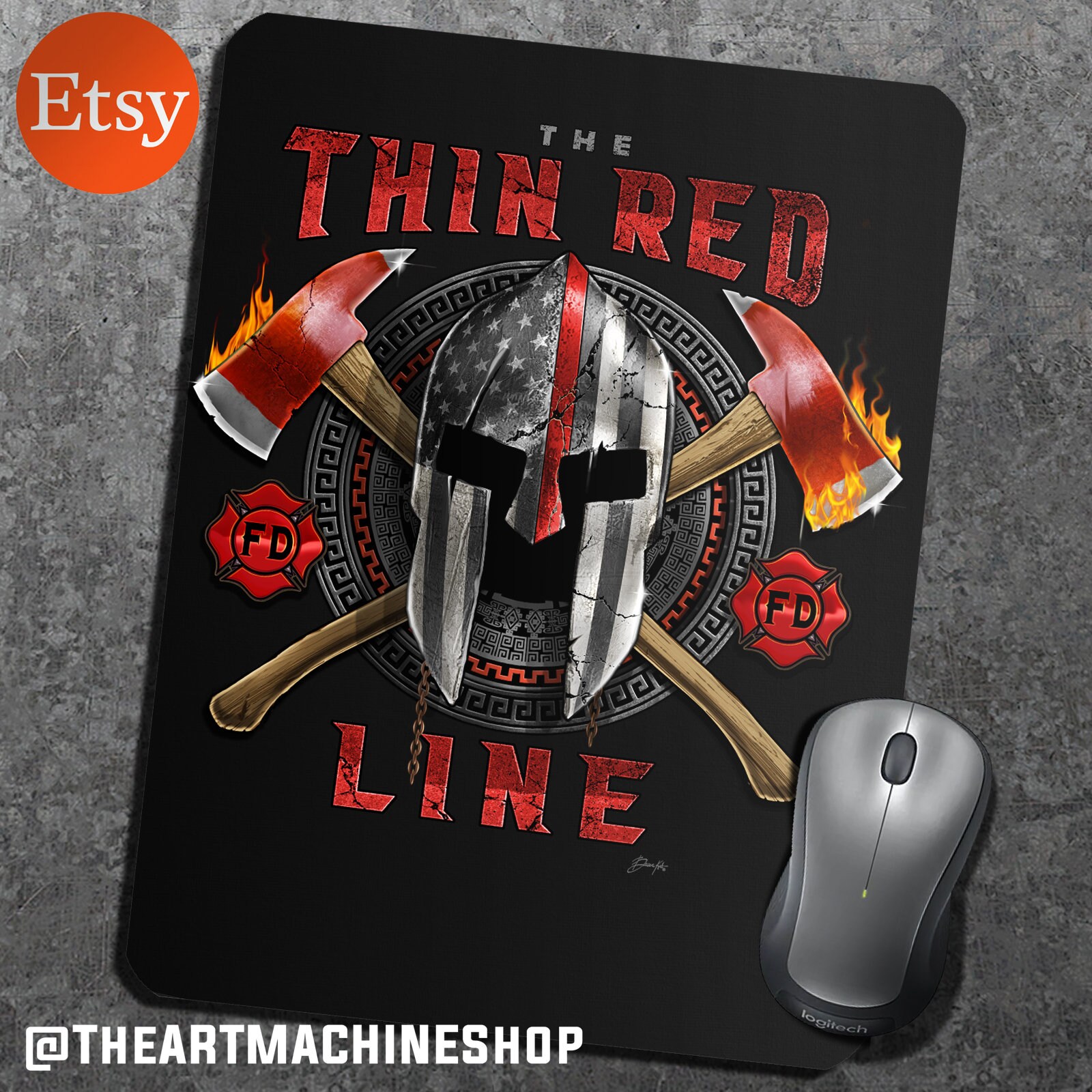 The Thin Red Line Firefighter Spartan Helmet Maltese Instant - Etsy