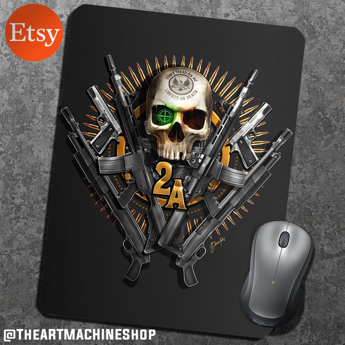 Second Amendment Skull With Guns PNG 300dpi, Digital Art, Transfer Print, Sublimation, 2A - Etsy