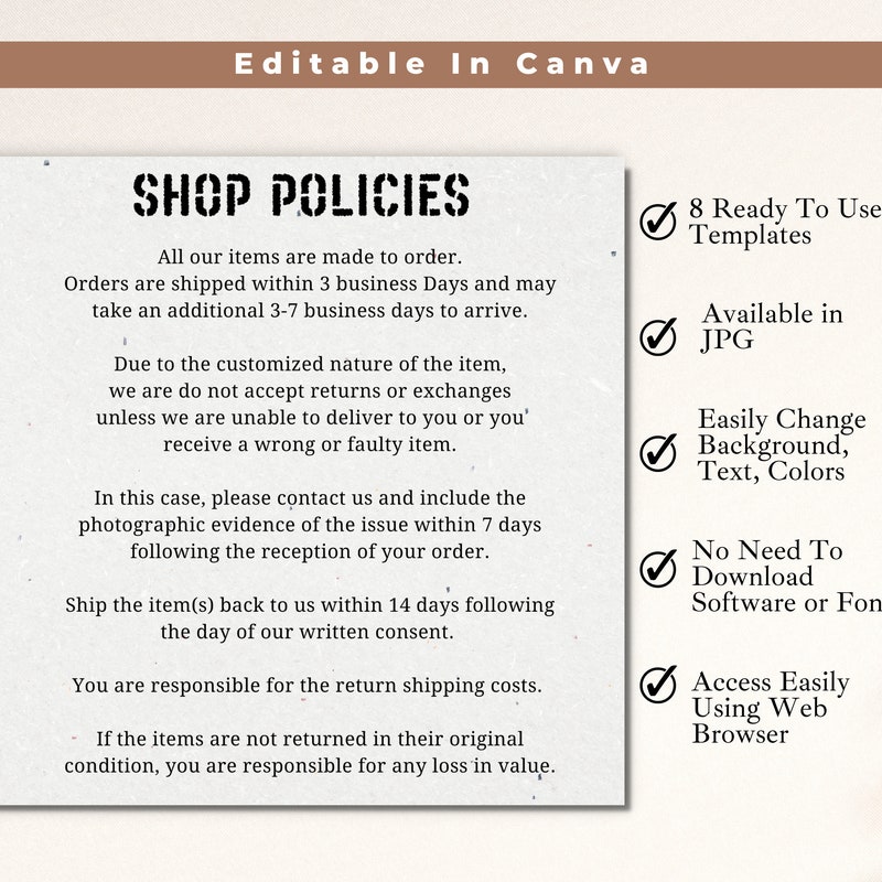 Returns Policy - Etsy Norway