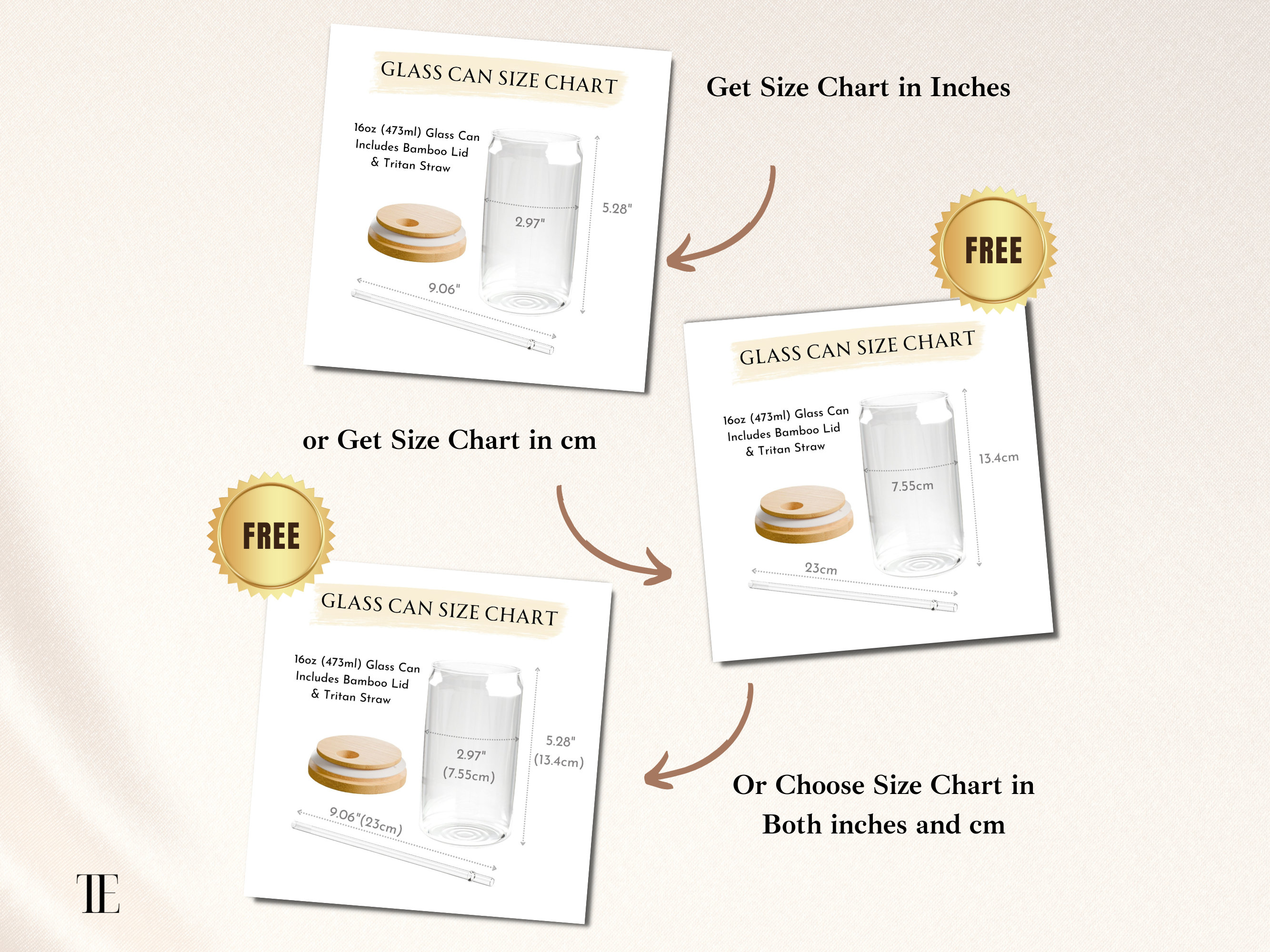 16oz Sipper Glass Size Chart Clear Libbey Glass Can Mock up With Bamboo ...