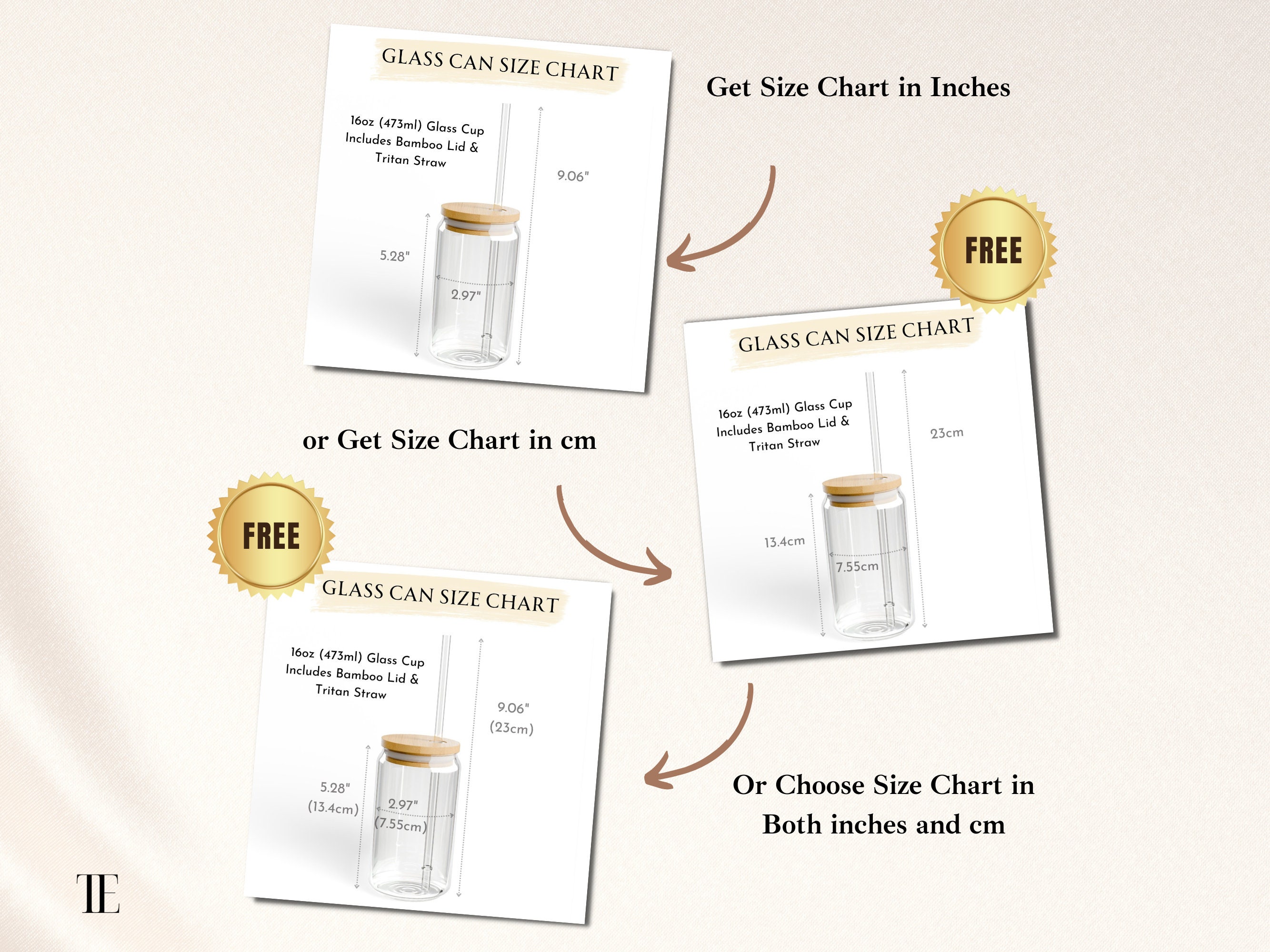 16oz Sipper Glass Size Chart Clear Libbey Glass Can Mock up With Bamboo ...