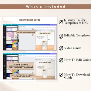 16oz Sipper Glass Size Chart, Glass Can Mockup, Libbey Glass Mockup ...