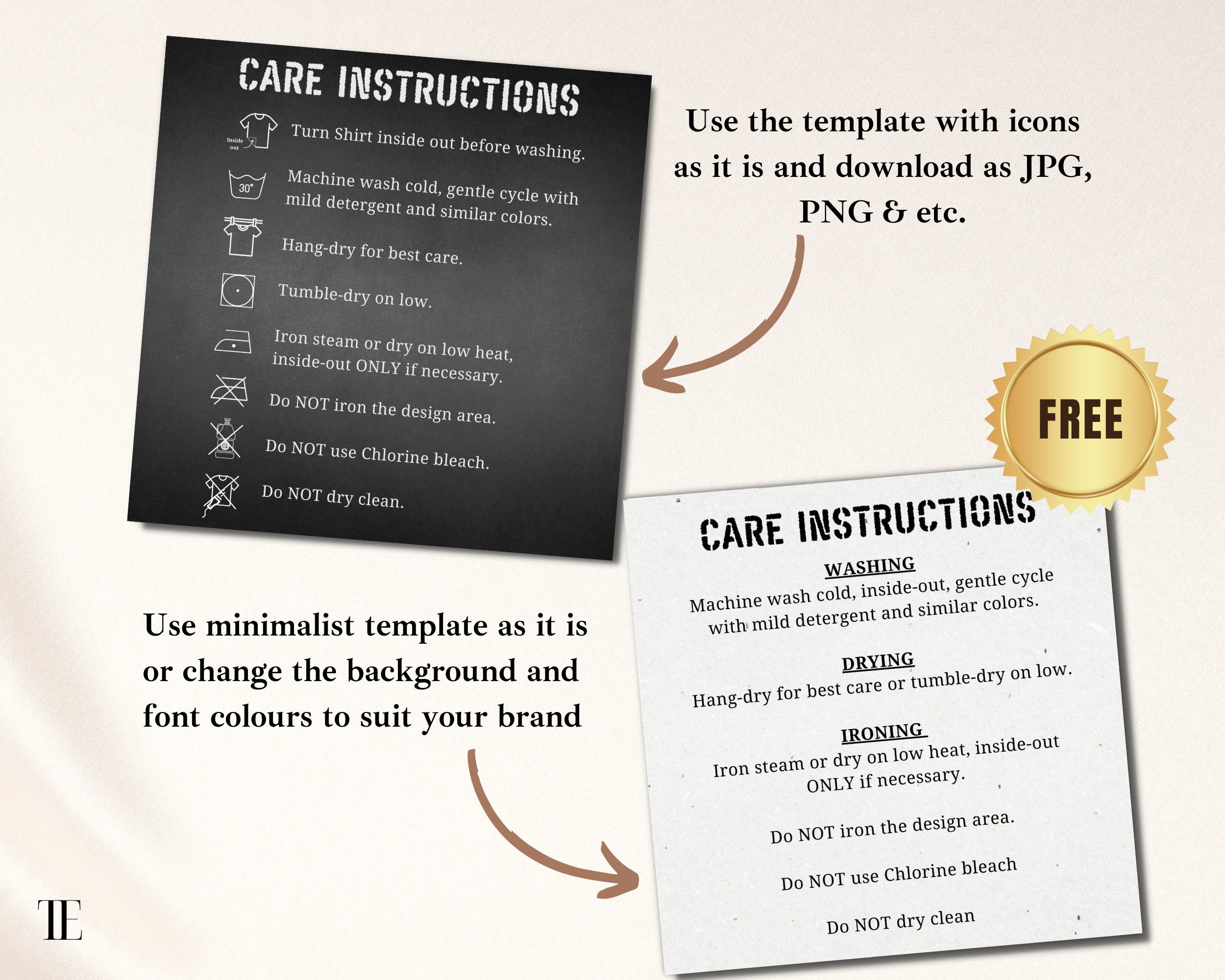 Comfort Colors Care Instructions, Washing Guide for Garments, Clothing ...
