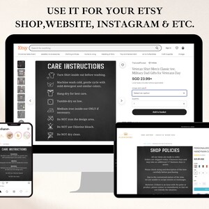 Returns and Refunds Policy Template for Etsy Shop, Etsy Shop Policies ...