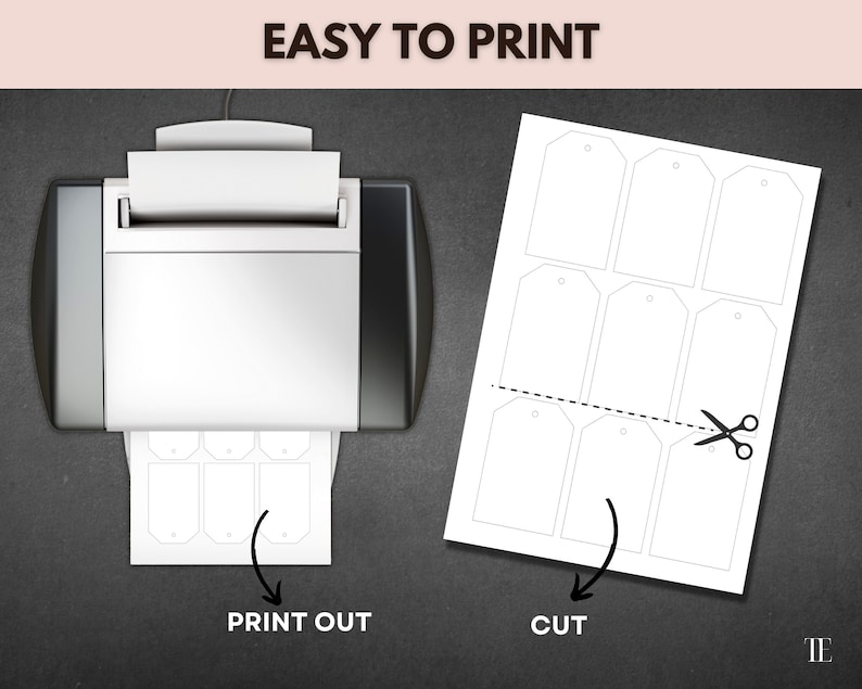 Printable Blank Product Tag Templates for Price Tags, Gift Tags, Hang ...