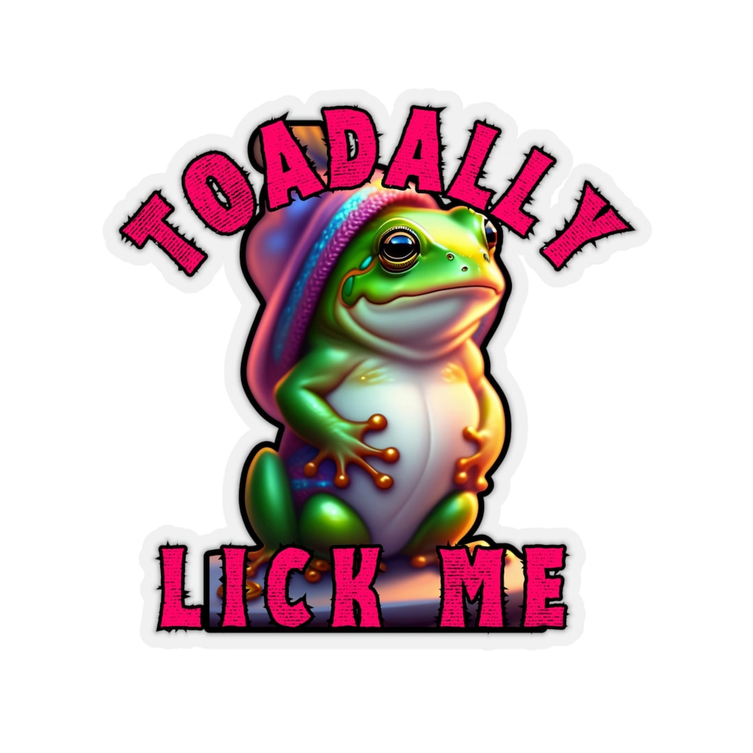 Cute Frog Sticker NSFW Art Frog Lovers Gift Froggy Picture - Etsy