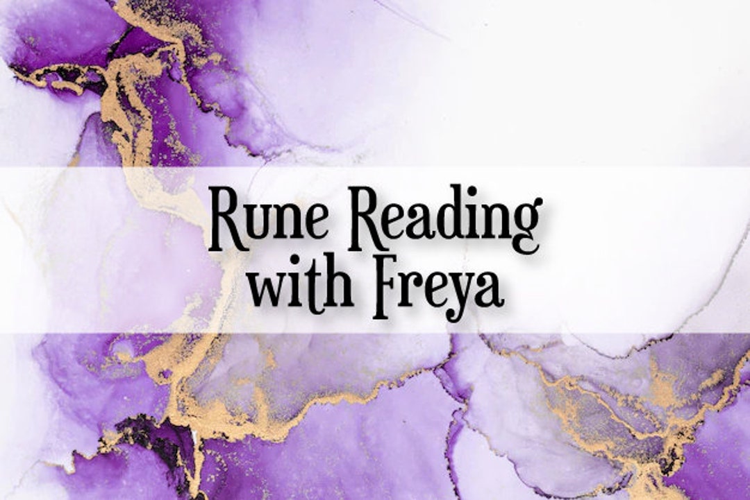General Rune Reading With Goddess Freya - Etsy