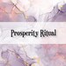 Prosperity Ritual - Etsy