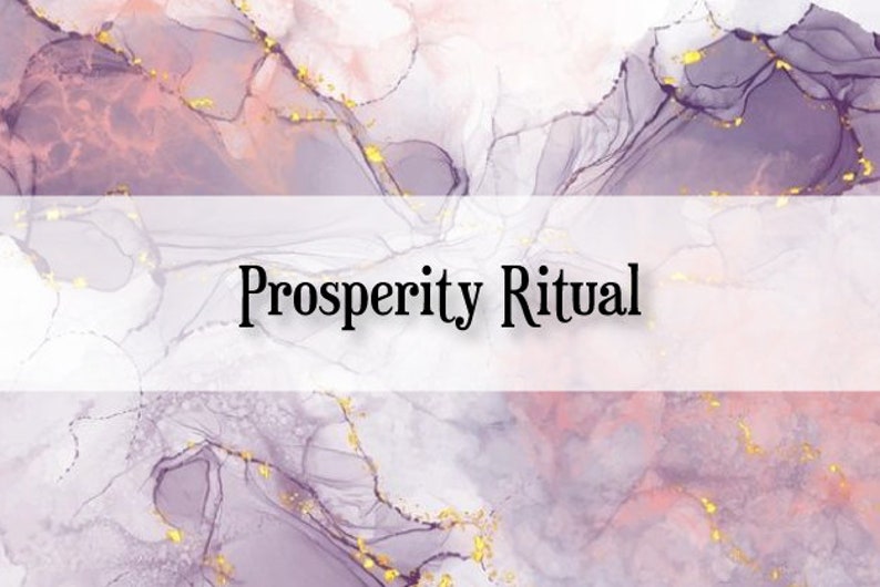 Prosperity Ritual - Etsy