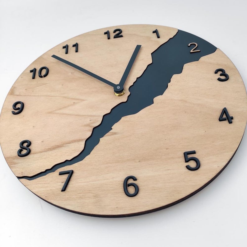 River Clock - Etsy