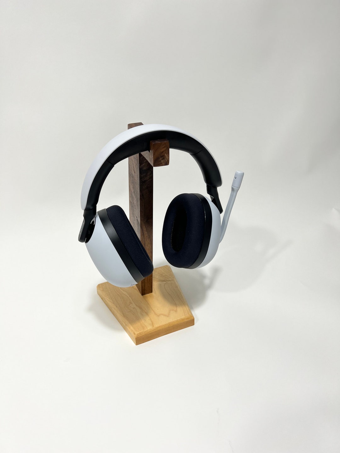Black Walnut Headphone Stand - Etsy